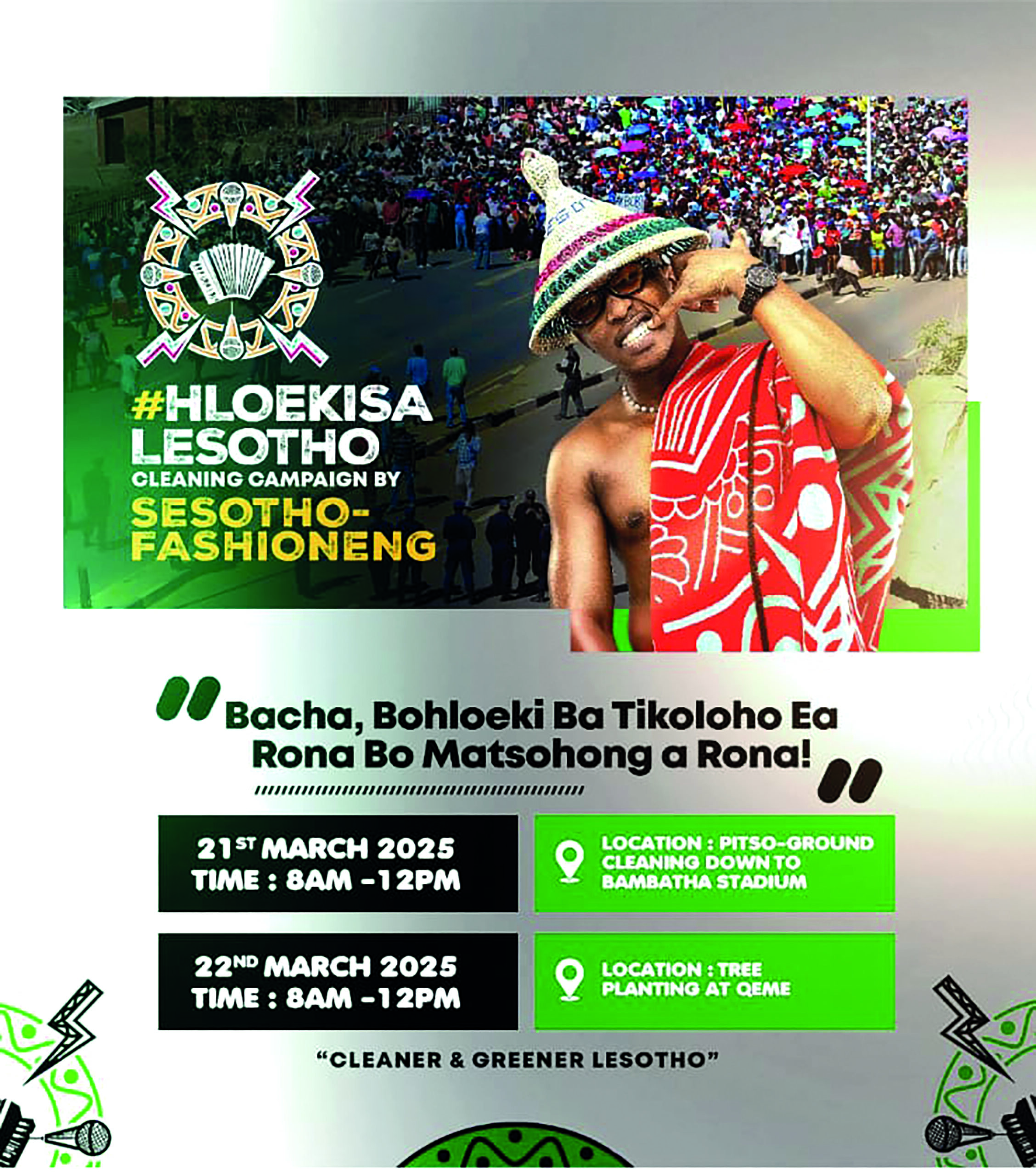 Sesotho-Fashioneng launches green revolution in Maseru - Newsdayonline